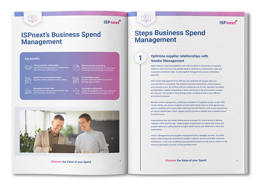 Vendorlink & ISPnext: better vendor management